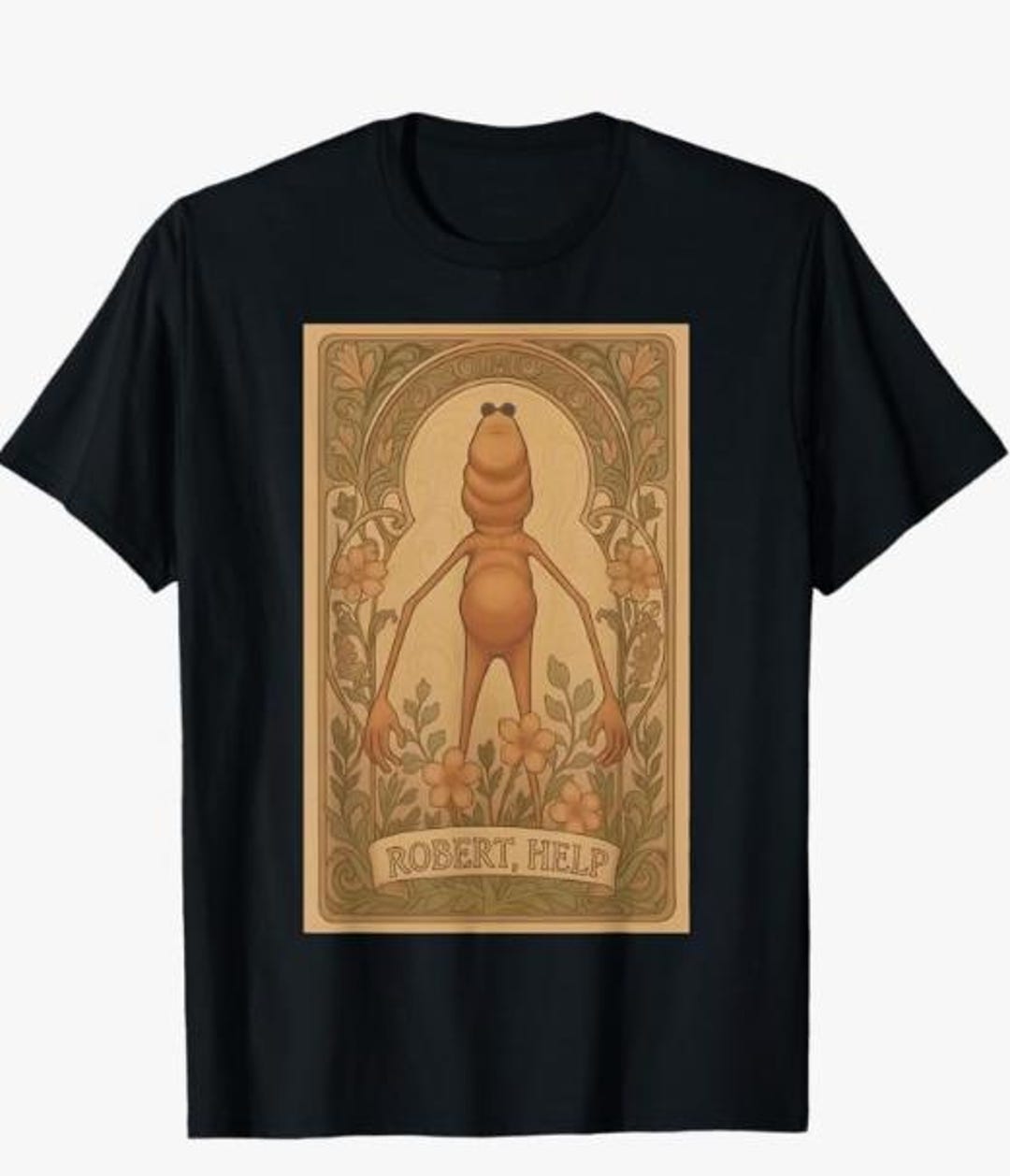 Vintage Marcus the Worm Meme Robert Help Shirt - Etsy