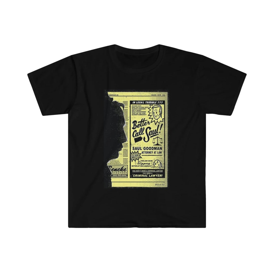 Saul Goodman Yellow Pages Better Call Saul Shirt - Etsy