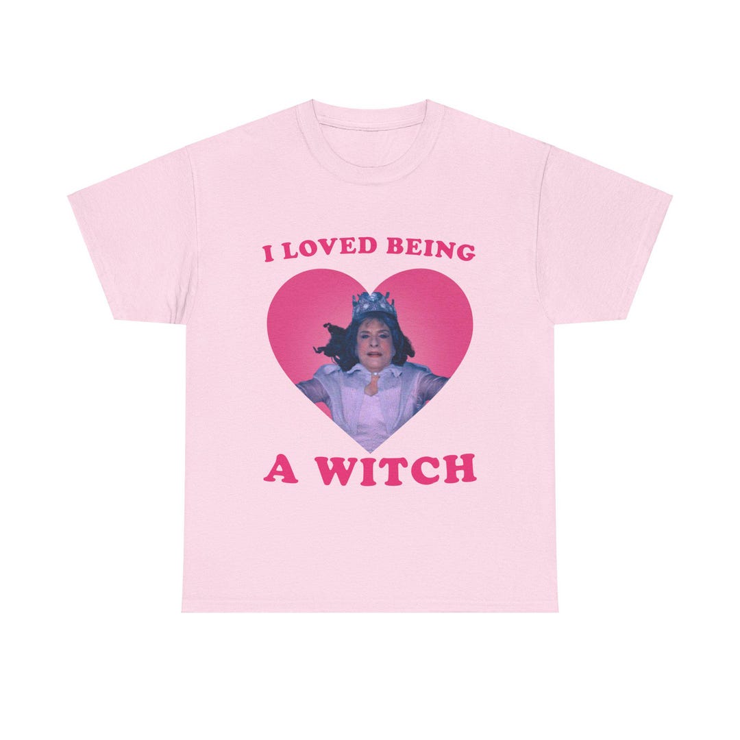 I Loved Being a Witch Patti Lupone as Lilia Calderu Agatha All Along Pink Heart Shirt - Etsy