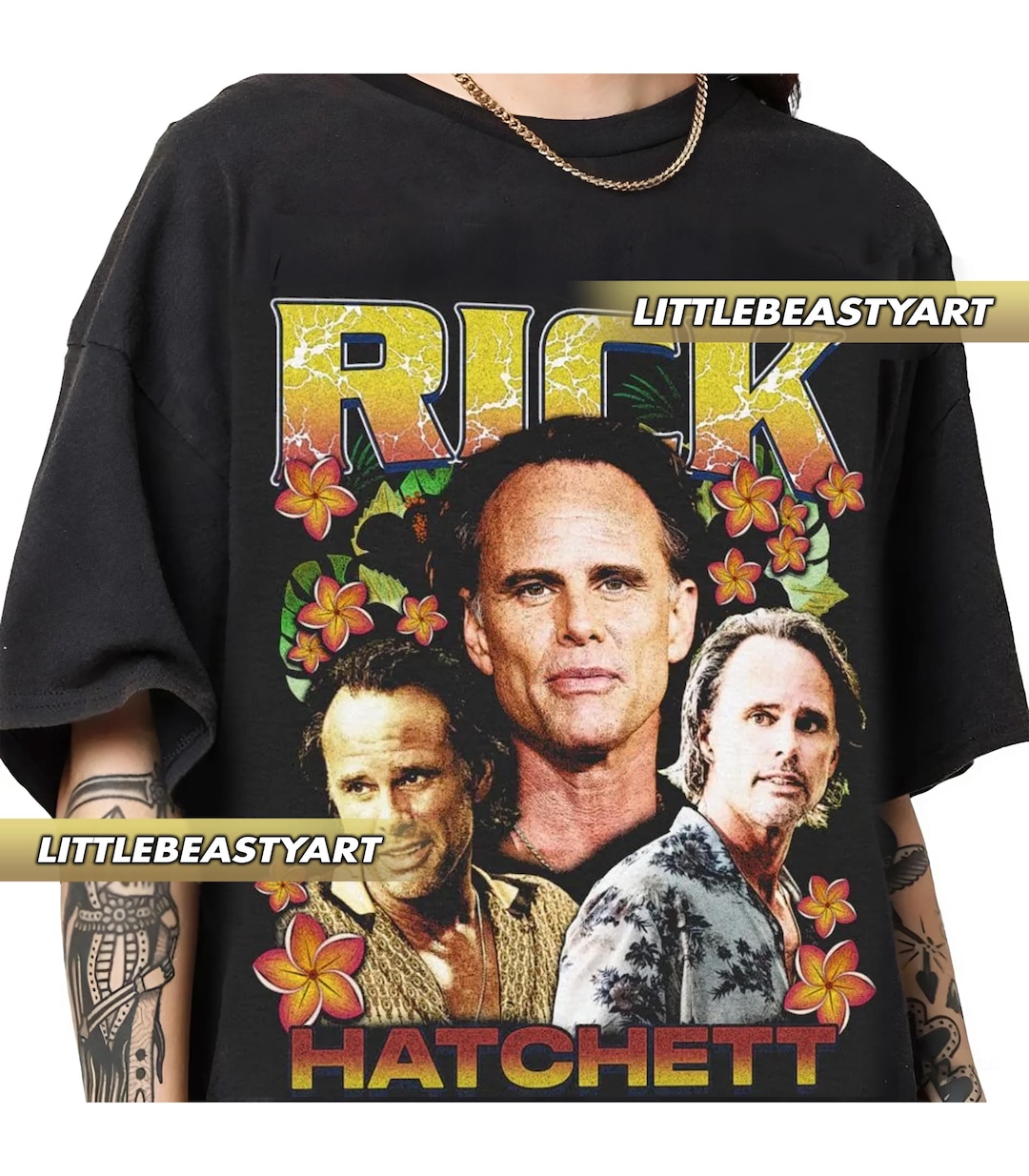 Walton Goggins as Rick Hatchett Rap Tee Shirt - Etsy