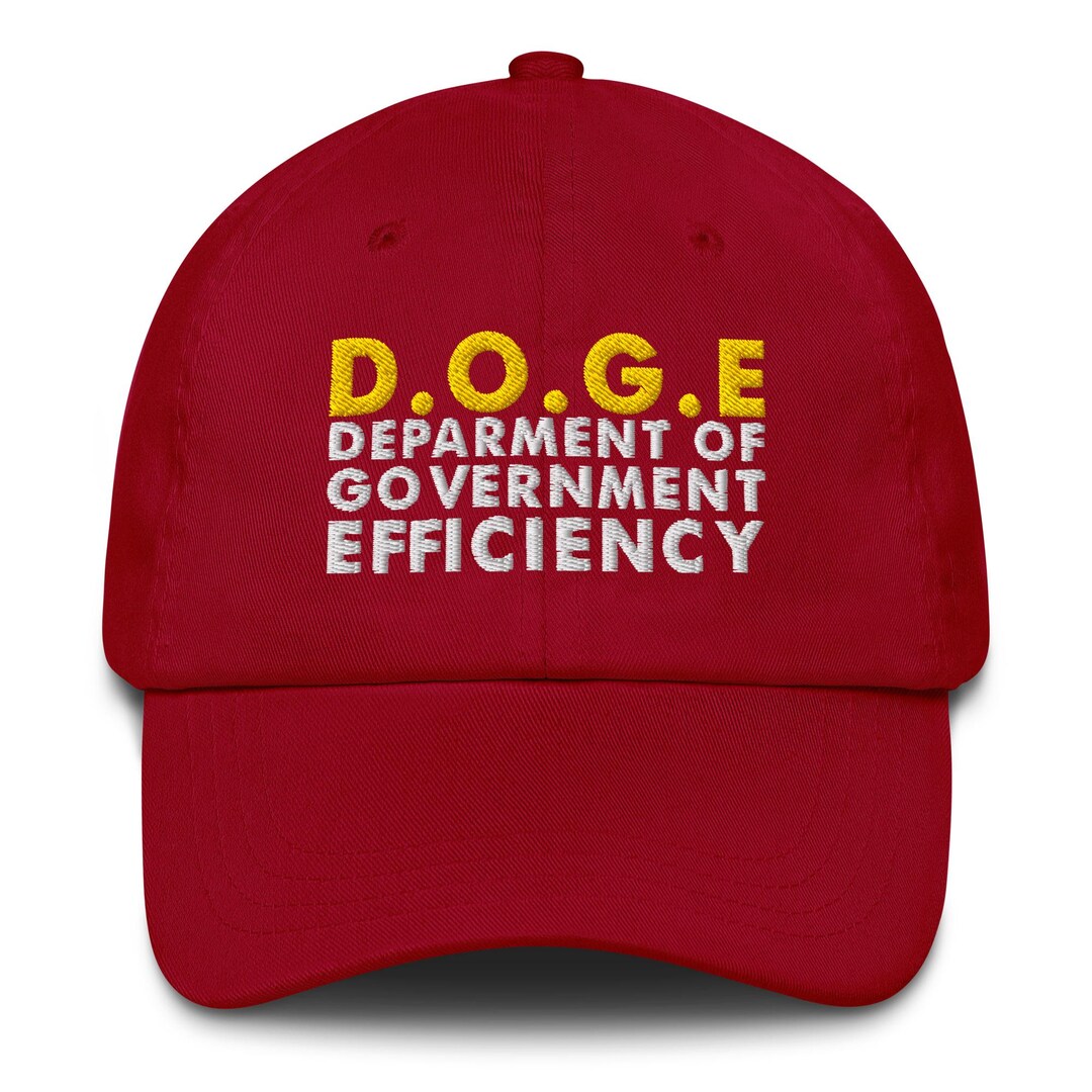 Doge Department of Government Efficiency Dad Hat - Etsy