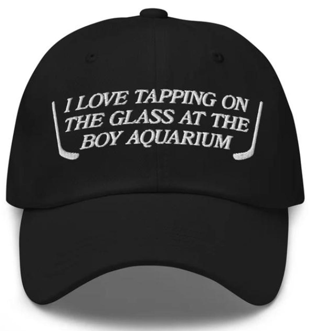 I Love Tapping on the Glass at the Boy Aquarium Dad Hat - Etsy