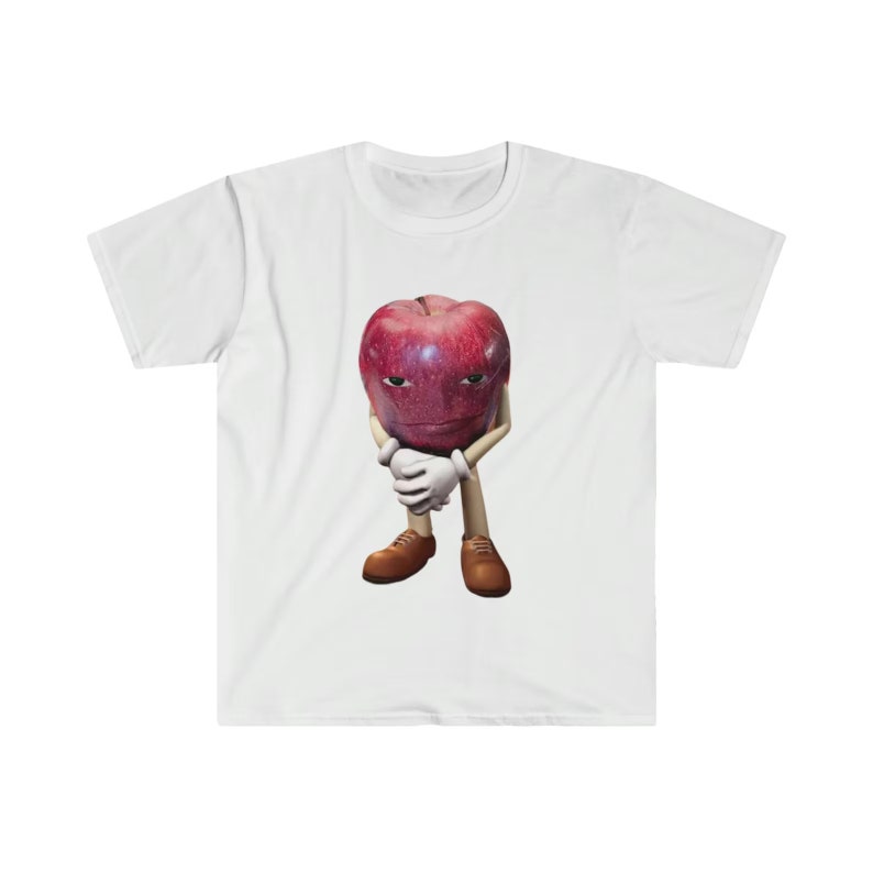 Me Asf Apple Wapple Apple With Face Meme Shirt - Etsy