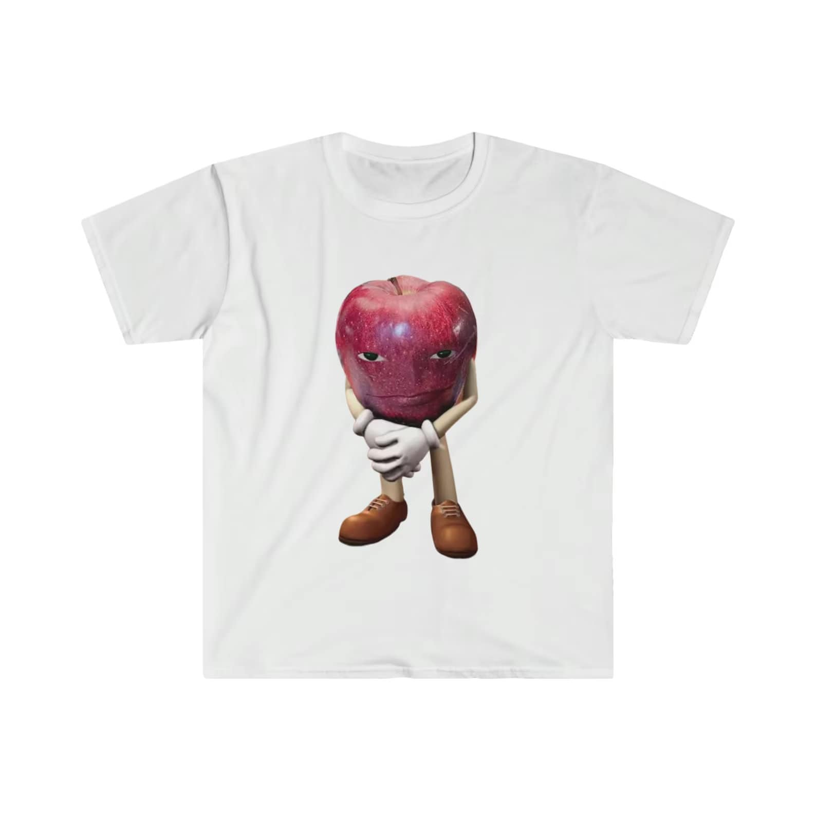 Me Asf Apple Wapple Apple With Face Meme Shirt - Etsy