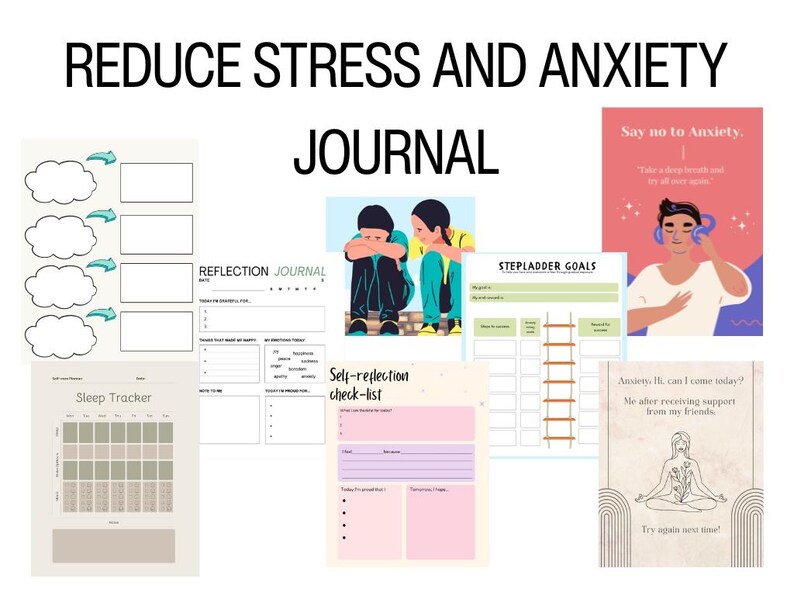 Stress and Anxiety Journal - Etsy