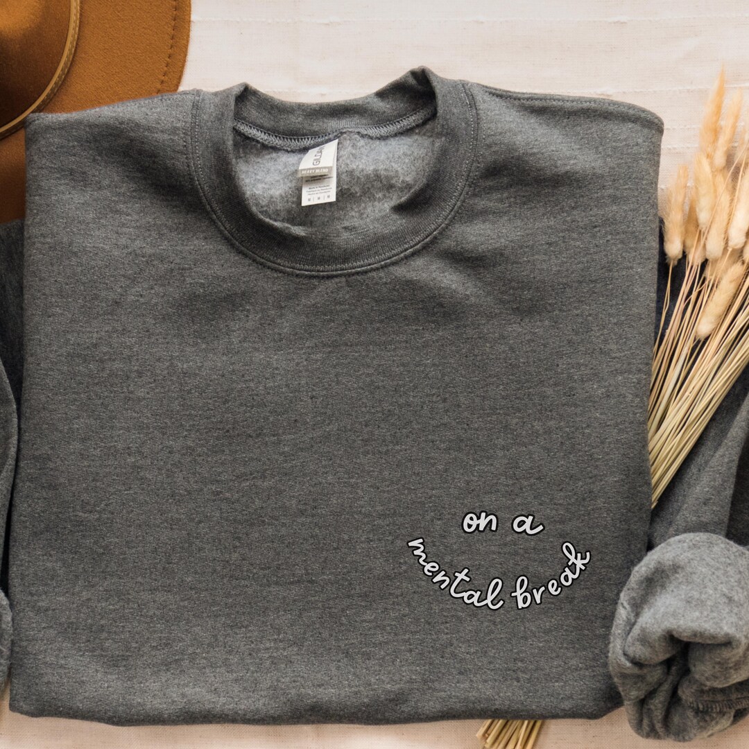 Funny Mental Health Sweatshirt, Introvert Hoodie, Relatable Humor ...