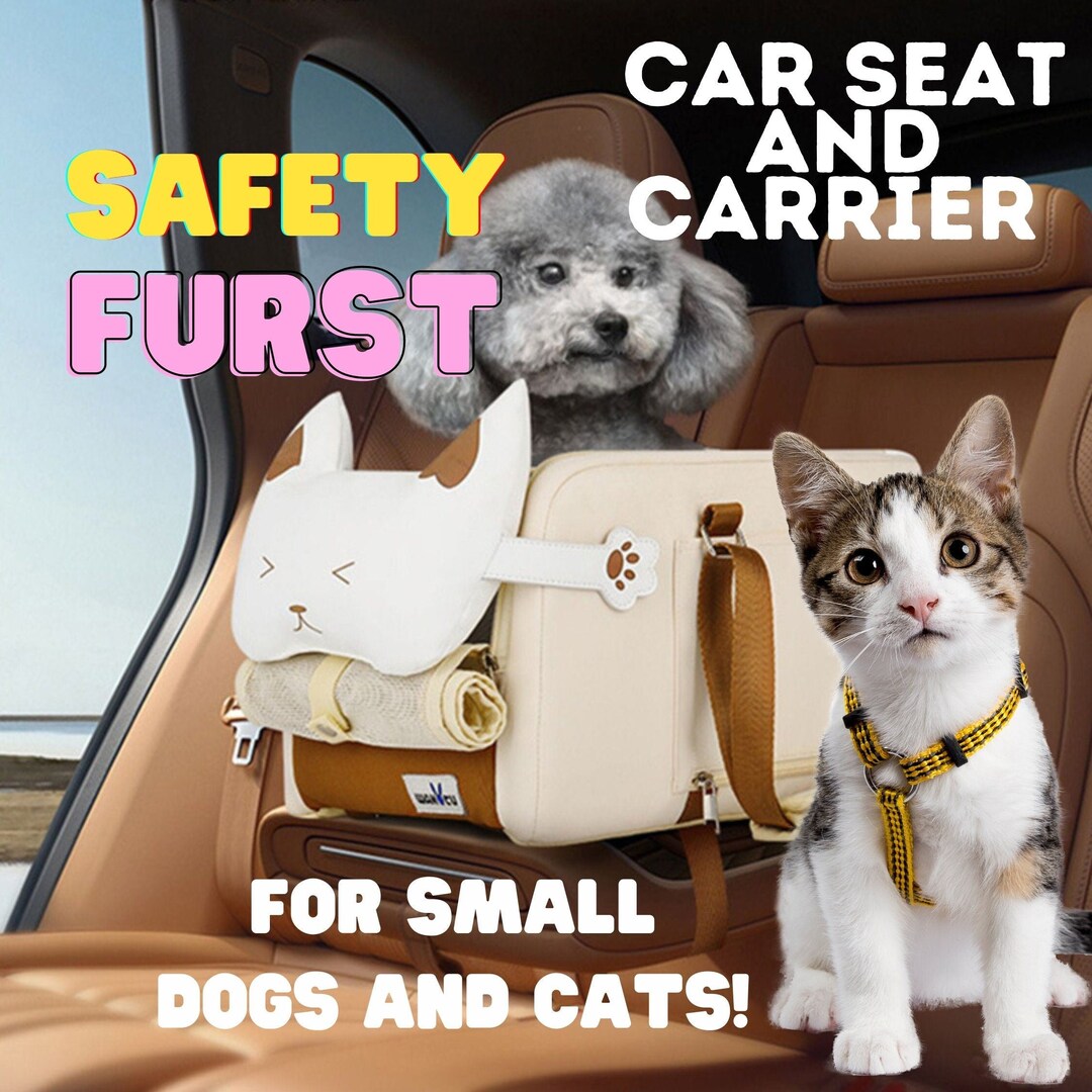 High-quality Portable Hand Carry Car Pet Safety Seat for Small Fur ...