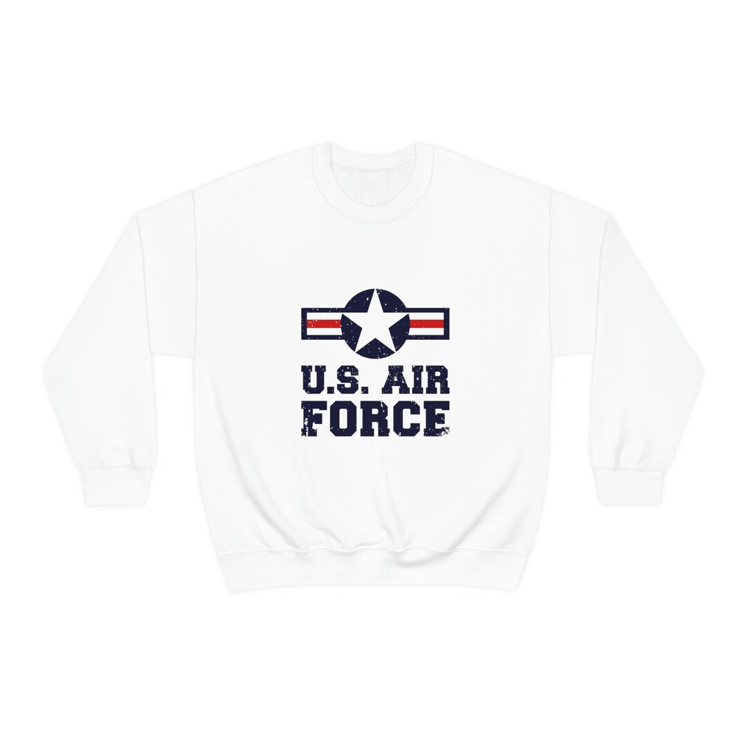 USAF Retro Logo Crewneck Sweatshirt - Etsy