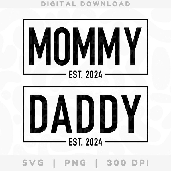 Mom Established Svg - Etsy