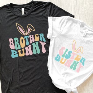 Brother and Sister Bunny SVG, Matching Easter Svgs, DIY Family Bunny ...