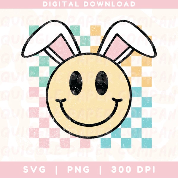 Retro Bunny - Etsy