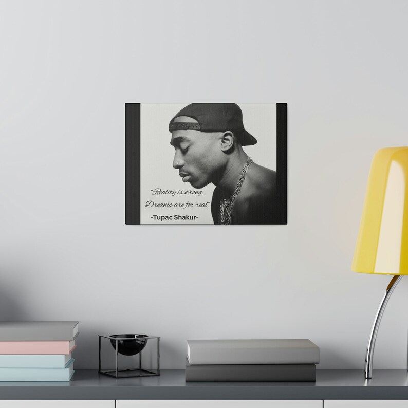 Tupac Shakur Dreams Canvas - Etsy