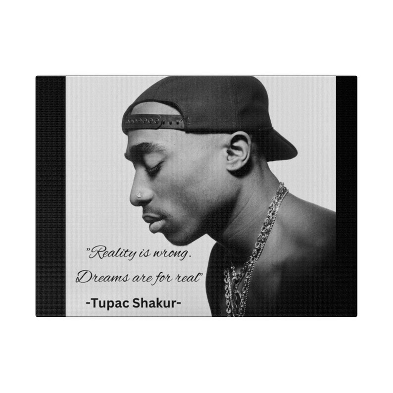 Tupac Shakur Dreams Canvas - Etsy