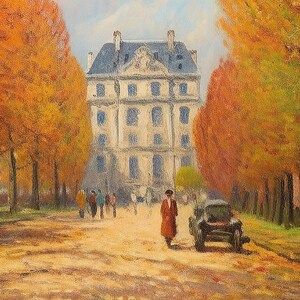 Printable Fall Painting French Country Decor Fall Art Decor Autumn Wall ...