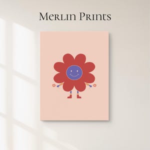 Trendy Art Prints Set of 3, Funky Retro Prints, Aesthetic Wall Prints ...