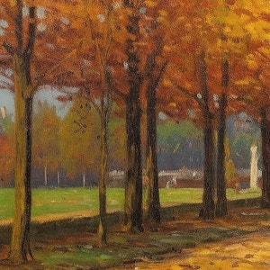 Printable Fall Painting French Country Decor Fall Art Decor Autumn Wall ...