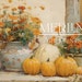Autumn Cottage Still Life Painting, French Country Decor, Printable ...