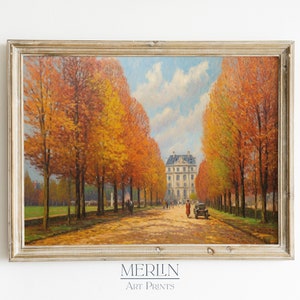 Printable Fall Painting French Country Decor Fall Art Decor Autumn Wall ...