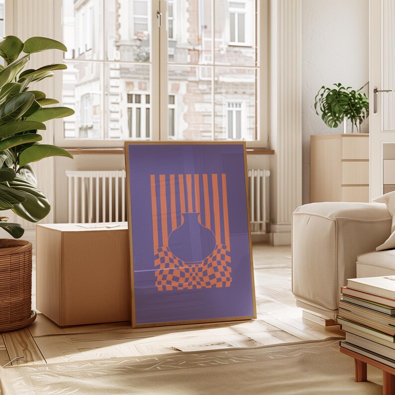 Trendy Art Prints Set of 3, Funky Retro Prints, Aesthetic Wall Prints ...