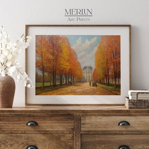 Printable Fall Painting French Country Decor Fall Art Decor Autumn Wall ...