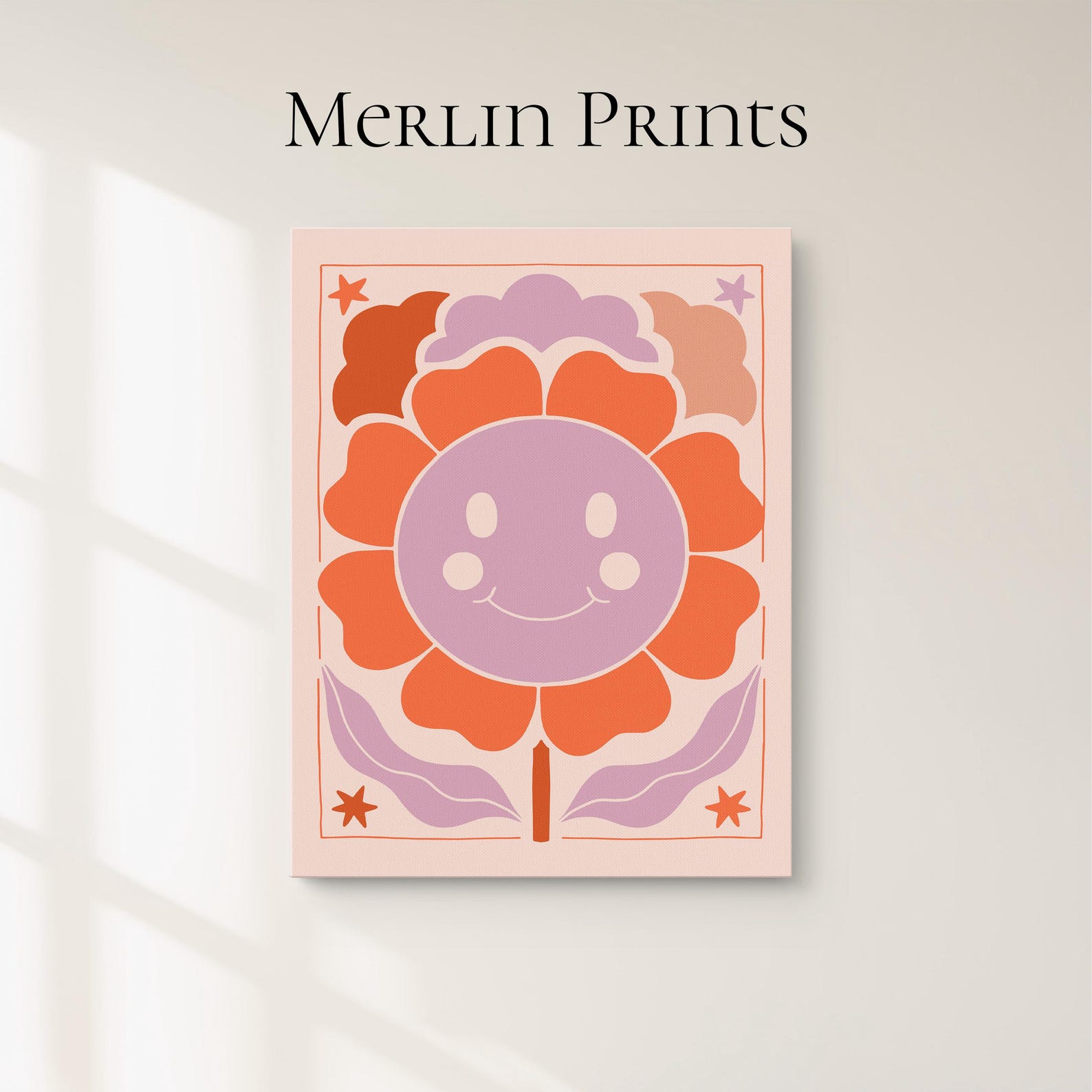 Colorful Funky Wall Art Prints Set of 3, Trendy Boho Wall Art, Pink ...