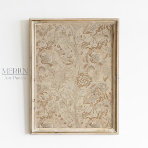 Neutral Tapestry Wall Art Vintage Gallery Set of 3 Prints Antique ...