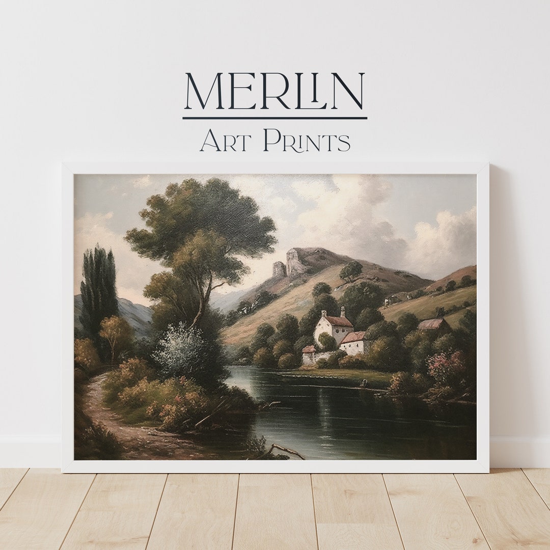 Digital Download Wall Art Muted French Countryside PRINTABLE Vintage ...