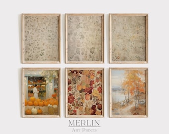 Autumn Gallery Wall Prints Set of 10, Fall Printable Art Gallery, Wall ...