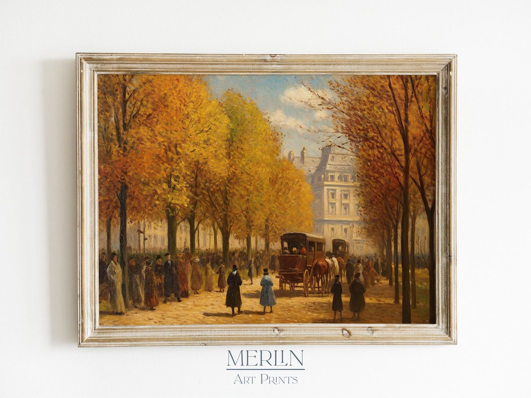 Printable Fall Painting French Country Decor Fall Art Decor Autumn Wall ...