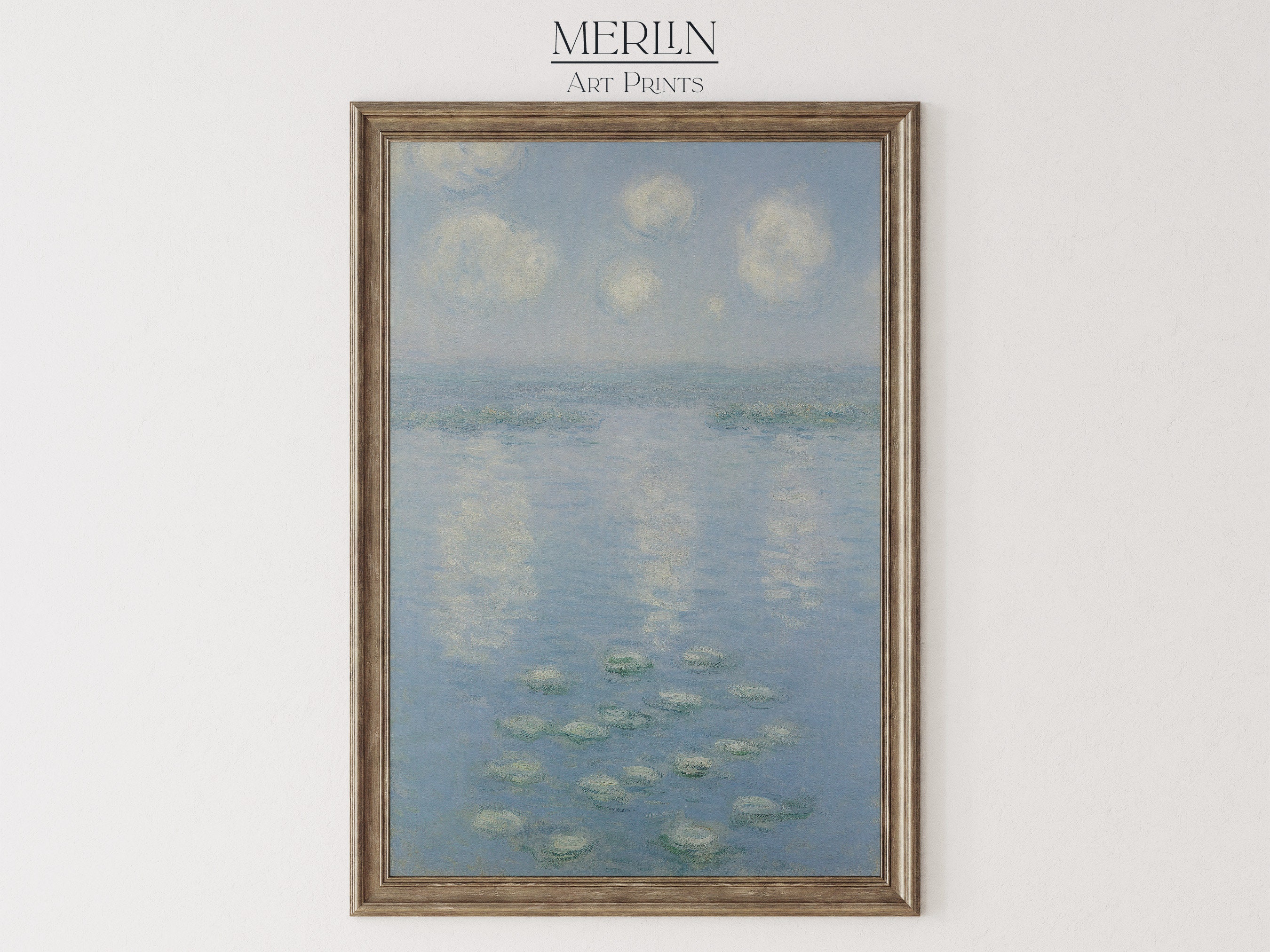 Abstract Lake Painting Printable Abstract Art Vertical - Etsy