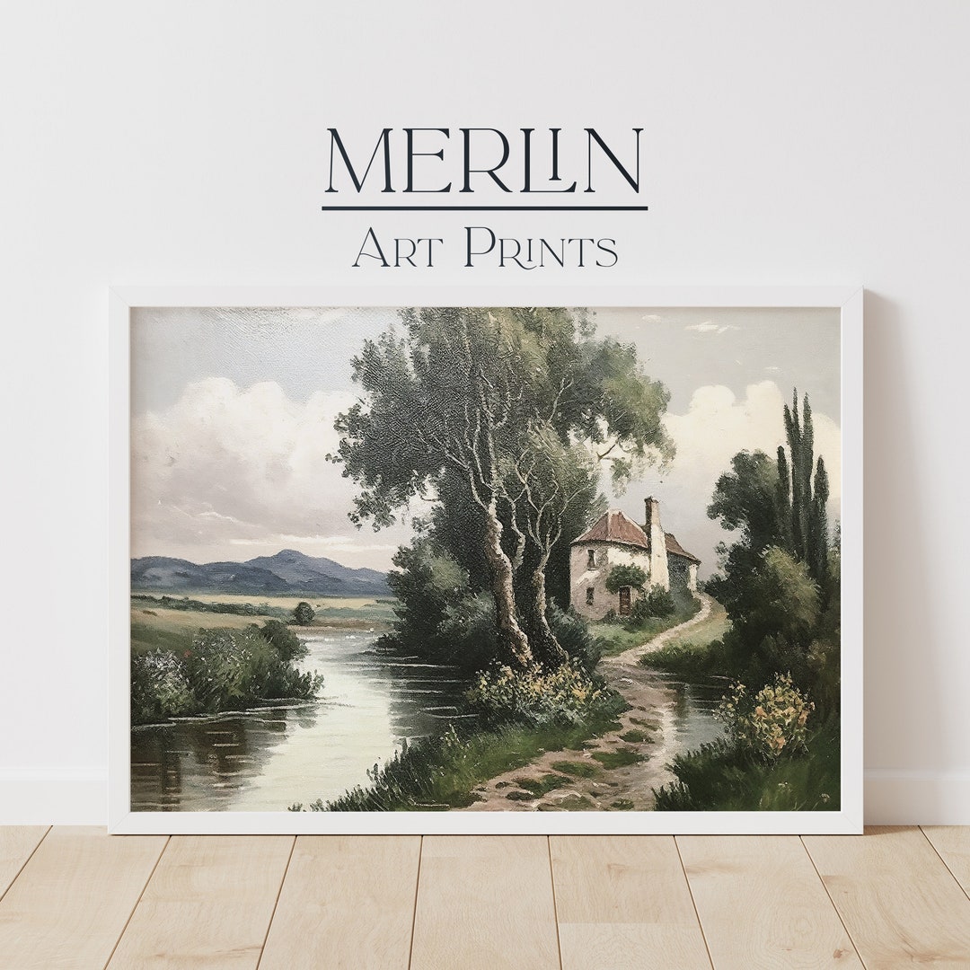 Digital Download Wall Art Muted French Countryside PRINTABLE Vintage ...