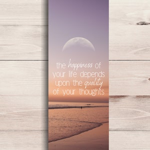 Printable Bookmarks | Set of 8 Inspirational Quotes | Digital Download ...
