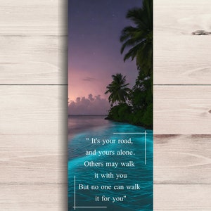 Printable Bookmarks | Set of 8 Motivational Quotes | Digital Download ...