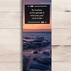 Printable Bookmarks | Set of 8 Inspirational Quotes | Digital Download ...