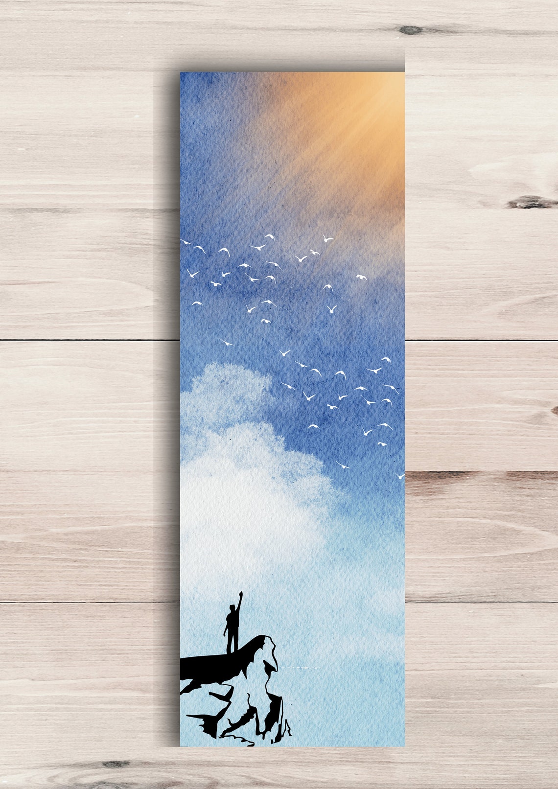 Set of 4 Printable Bookmarks | Sunrise to Sunset | Landscapes | Digital ...
