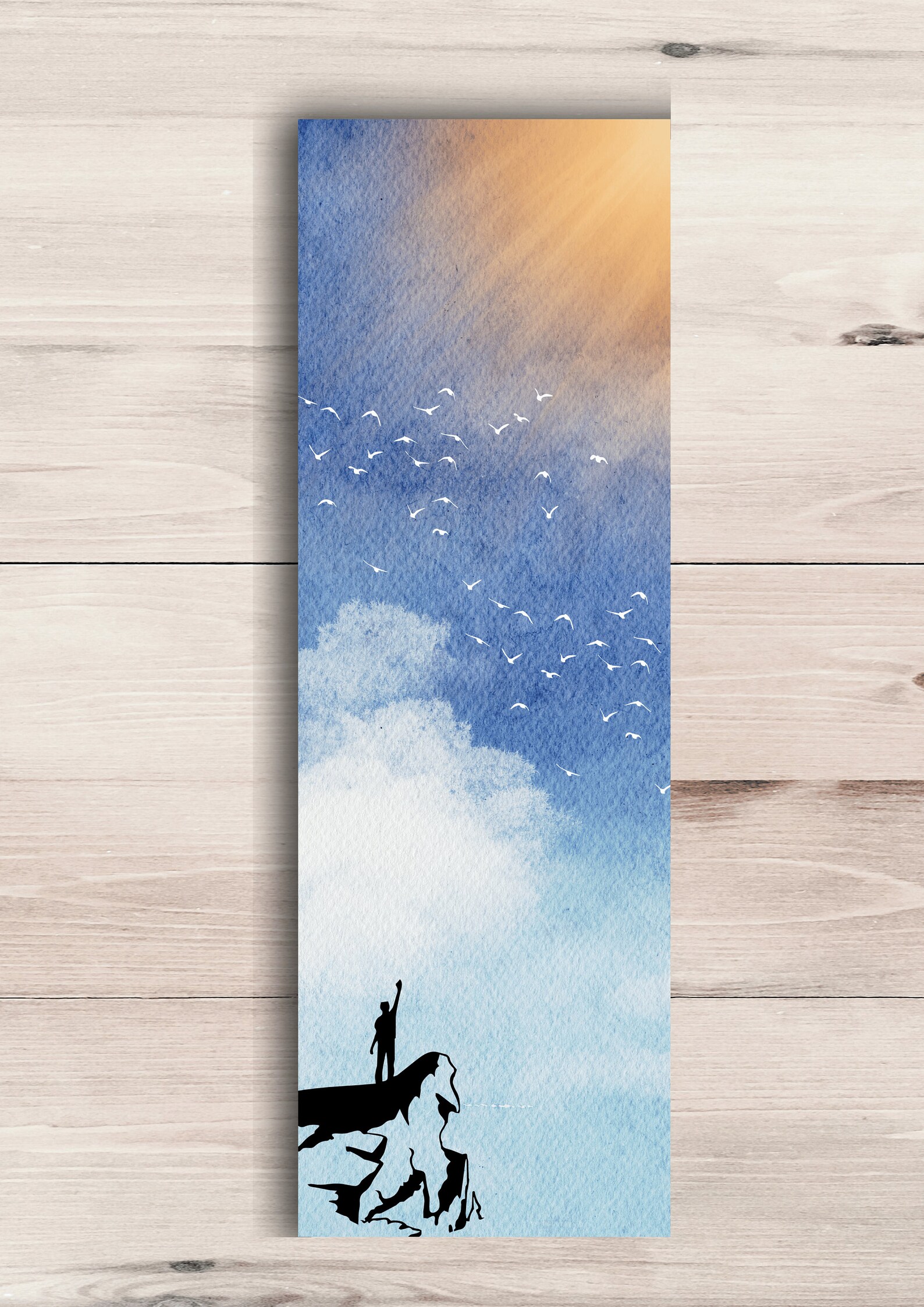 Set of 4 Printable Bookmarks | Sunrise to Sunset | Landscapes | Digital ...