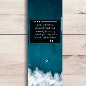 Printable Bookmarks | Set of 8 Inspirational Quotes | Digital Download ...
