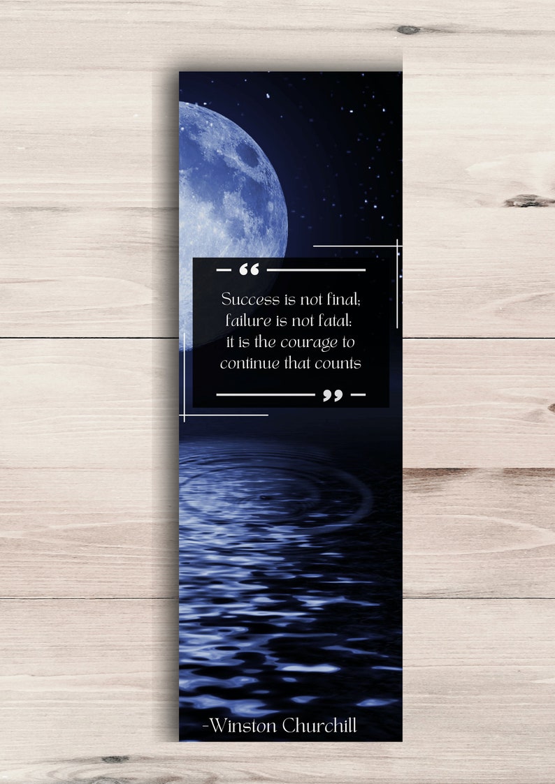 Printable Bookmarks Set of 8 Motivational Quotes Digital Download ...