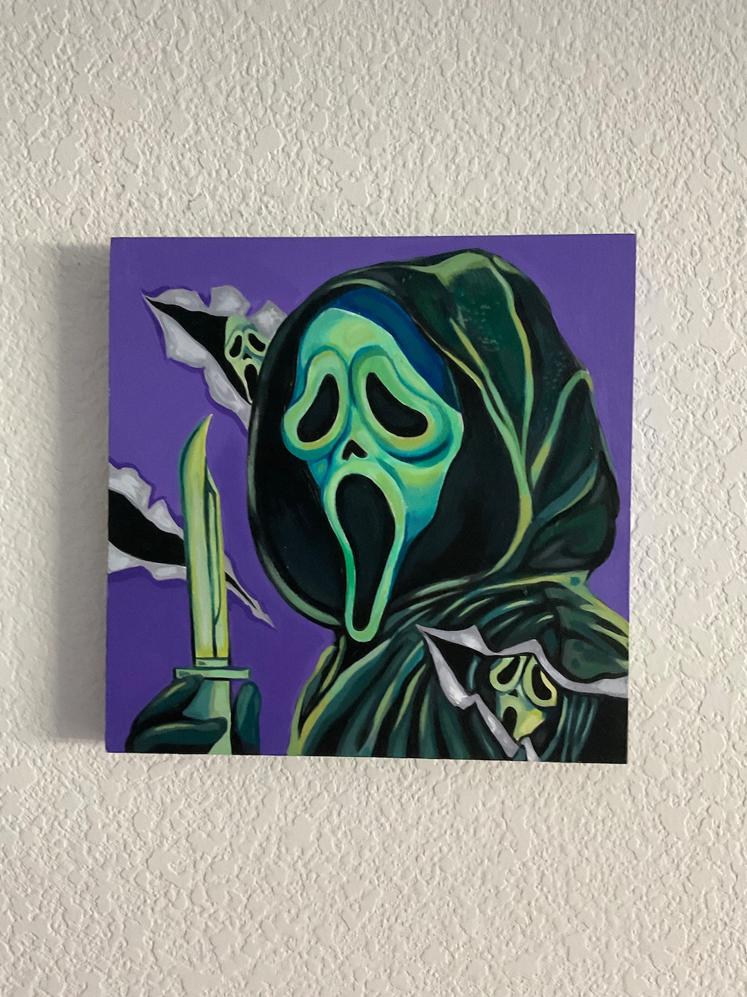 Ghost Face Painting Ghostface Art Scream Art - Etsy