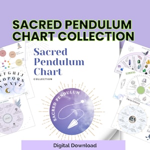 Sacred Pendulum Chart Collection – Printable Divination Tool Digital ...