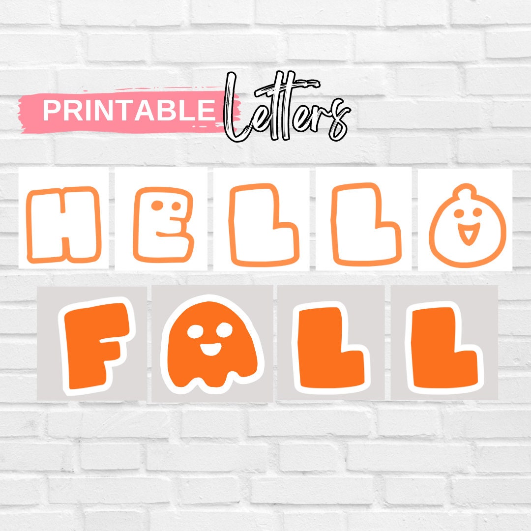 Fall Themed Printable Bulletin Board Set or Door Decor for Classrooms ...