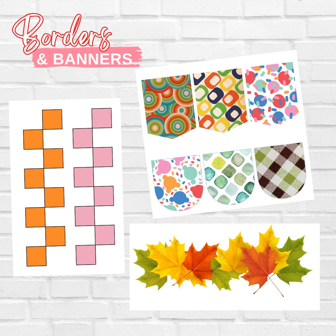 Fall Themed Printable Bulletin Board Set or Door Decor for Classrooms ...
