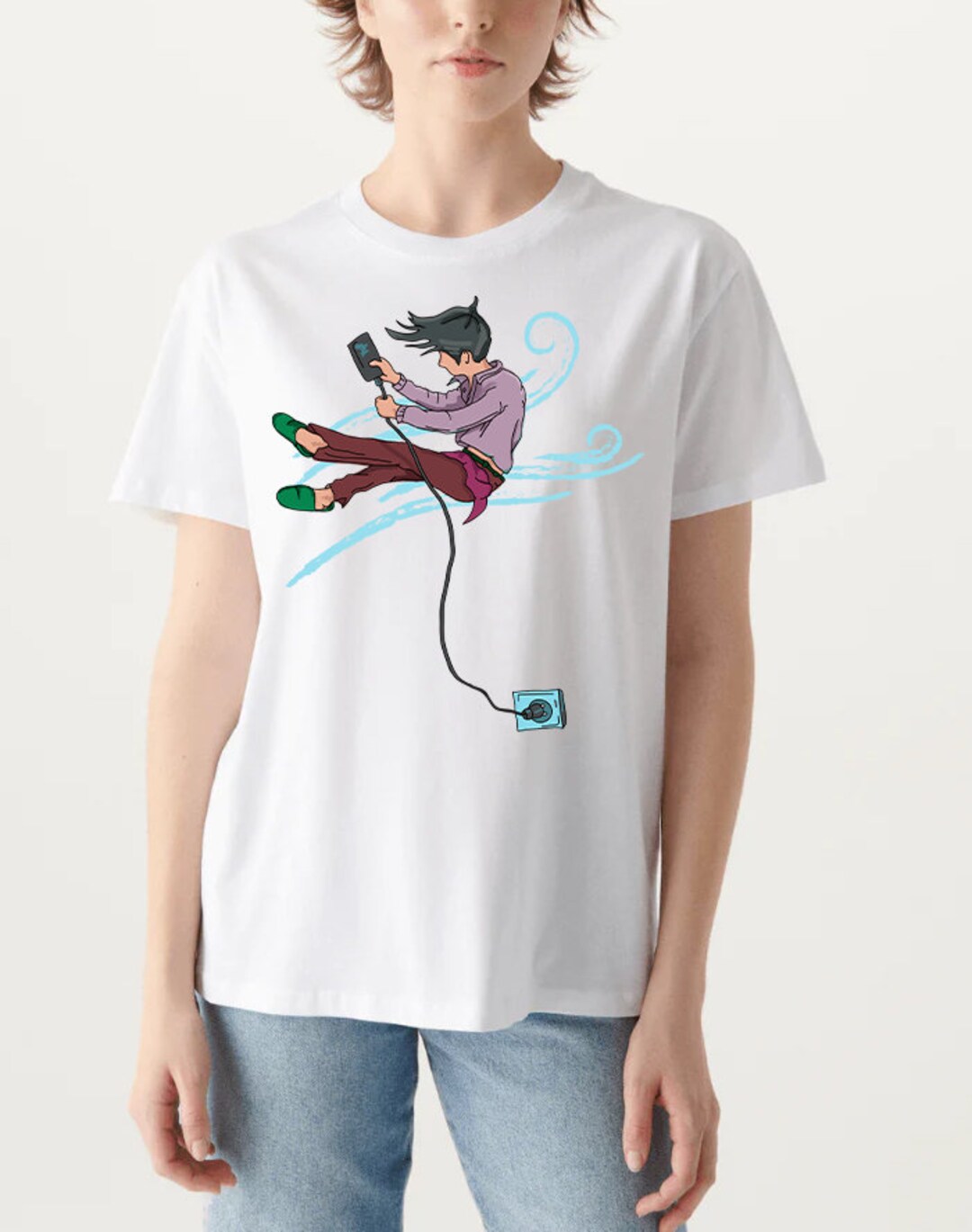Computer Guy Shirt Mockup With 3 Sample Images. Tech Shirt Mock Up ...