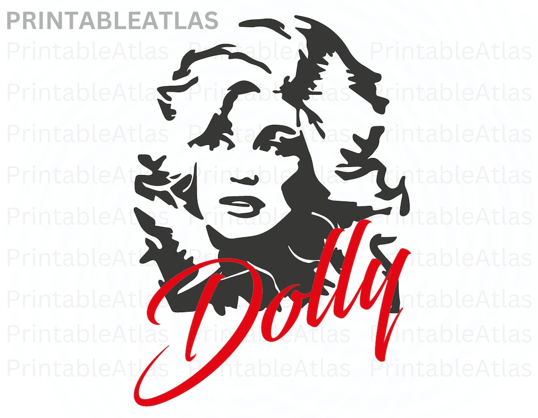 Dolly Parton Svg, Dolly Parton Image, Dolly Parton Watercolor PNG Files ...