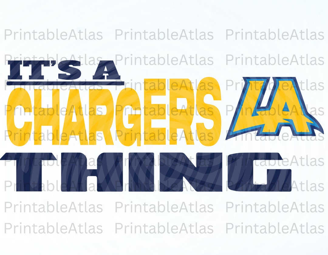 Chargers Svg, Chargers Png, It's a Chargers Thing Svg, Chargers School ...