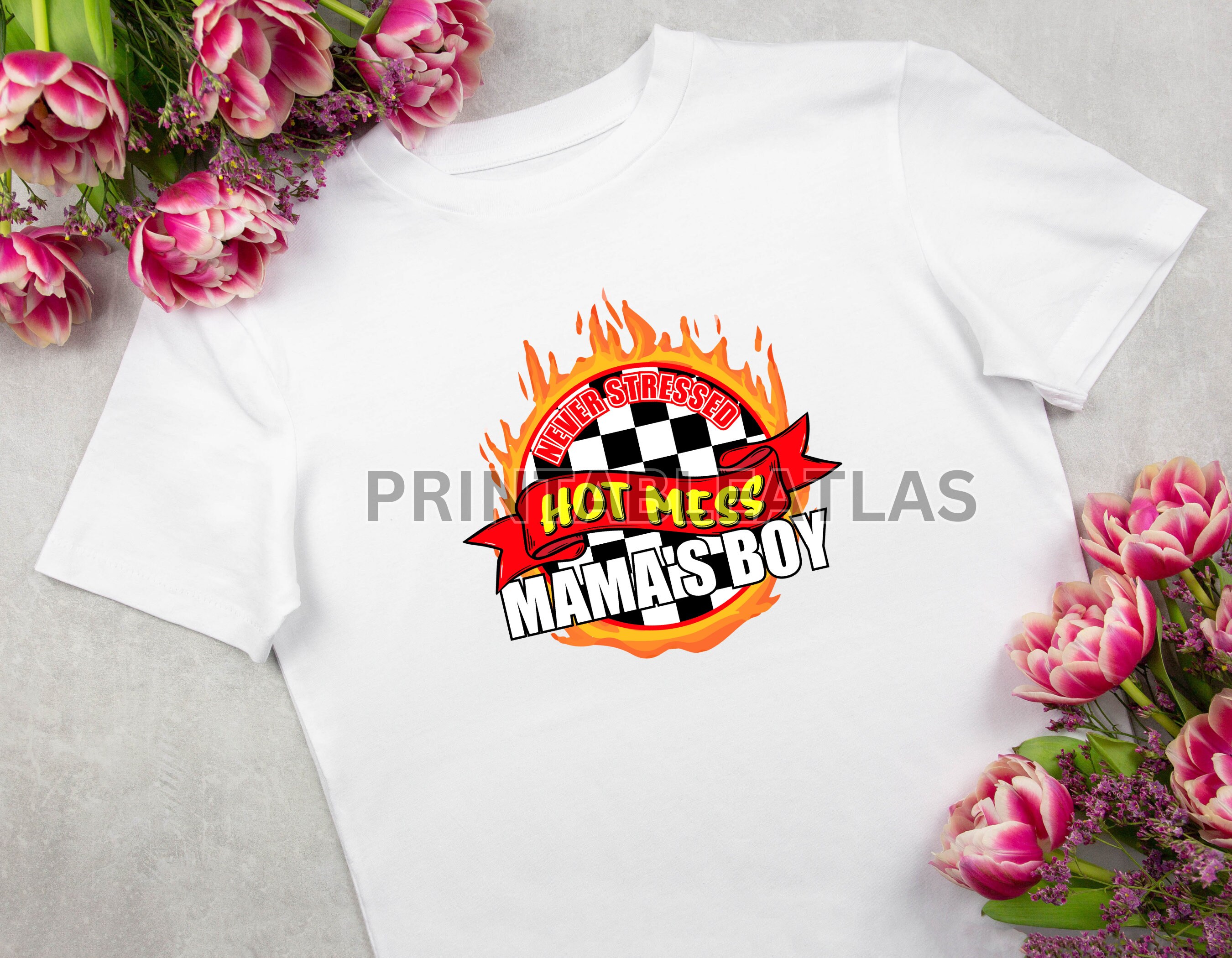 Hot Mess Mama's Boy Never Stressed Svg Png Hot Mess - Etsy