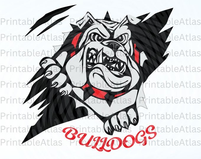 Bulldogs Svg, Bulldogs Png, Bulldogs Mascot Svg, Georgia Bulldog Svg ...
