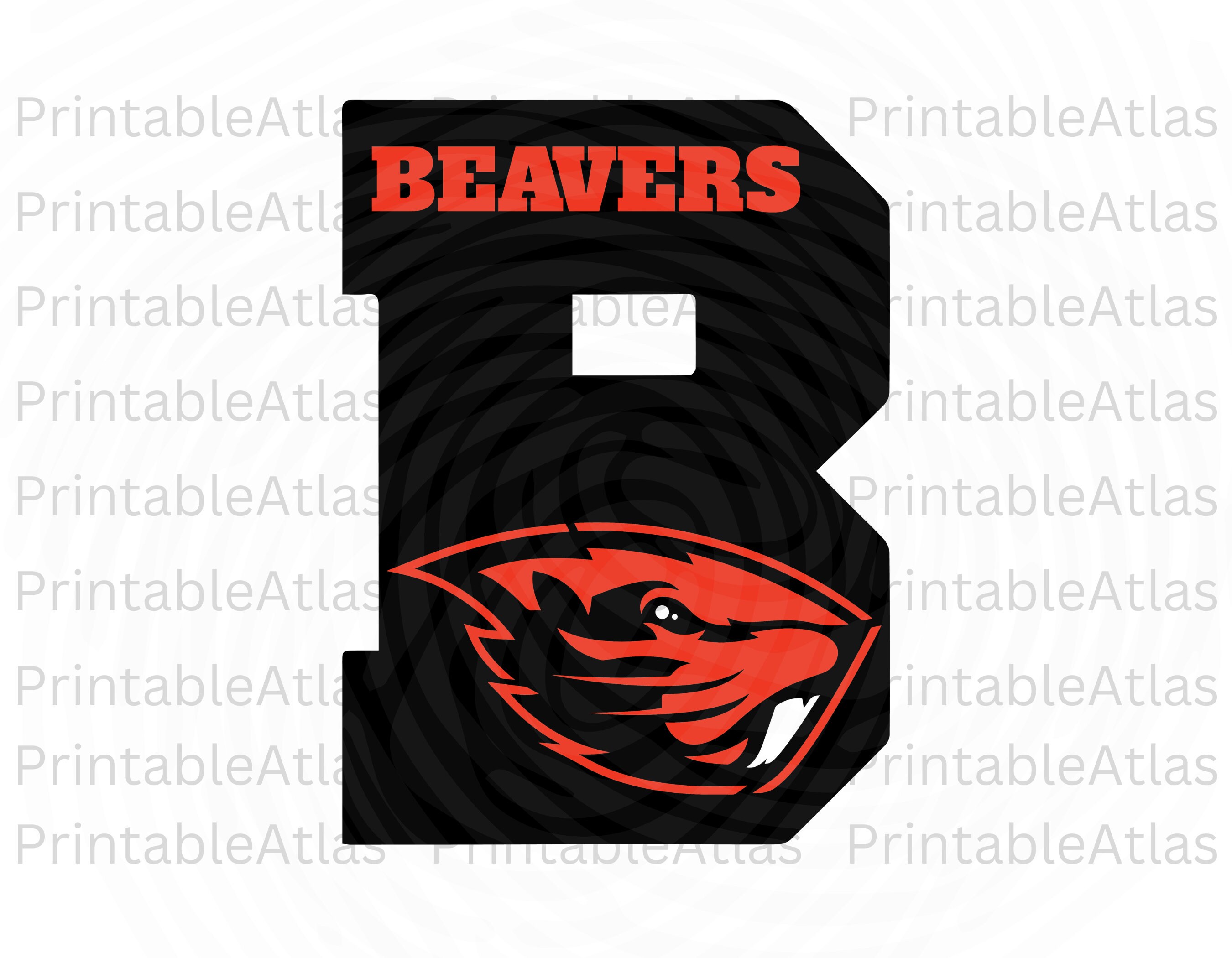 Beavers Svg Png, Beavers Mascot Letter Svg, Team Spirit Shirt Svg ...
