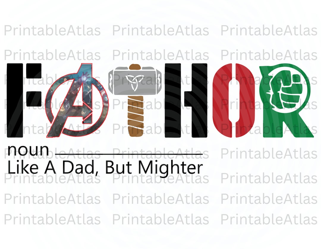 Fathor Svg, Father's Day Shirt, Fathor Superhero, Fathor Father's Day ...