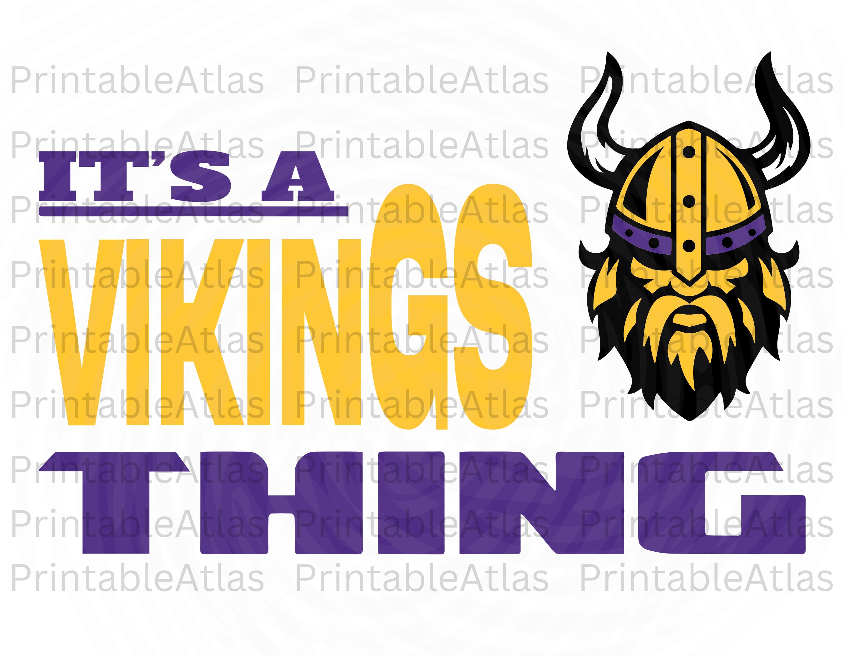 Vikings Svg Vikings Png It's a Vikings Thing Svg Png - Etsy